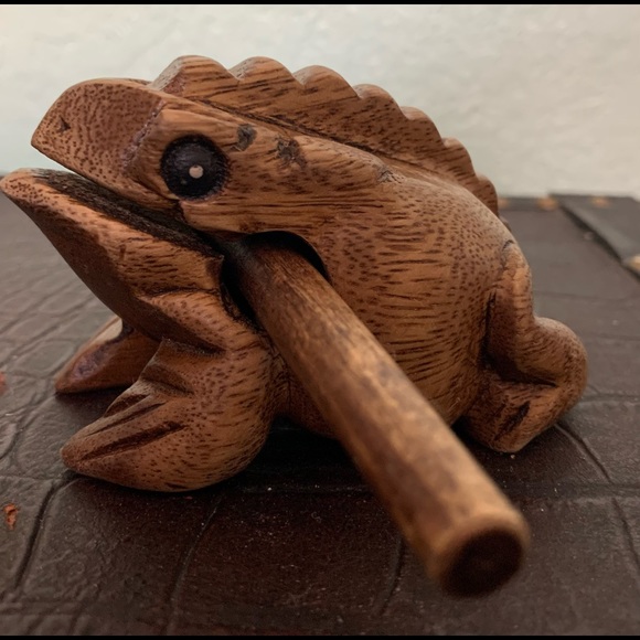 unbranded | Accents | Wood Croaking Frog Instrument Percussion Wood ...
